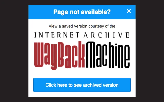 Wayback Machine - un salto nel passato del Web | GiardiniBlog