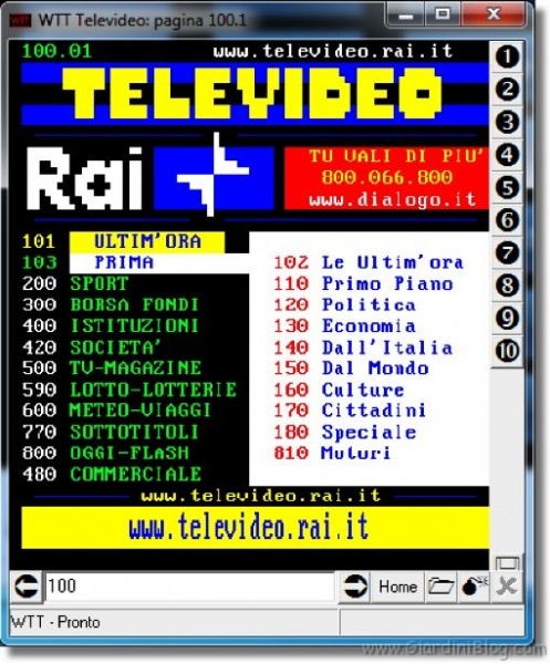 TV streaming, radio e televideo con TVLC 2.0 | GiardiniBlog