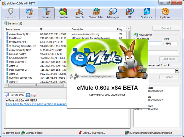 EMULE 0.60a RC DOWNLOAD ULTIMA VERSIONE 2021