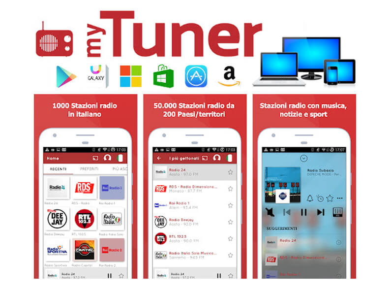 myTuner Radio: la migliore app radio per qualsiasi sistema operativo