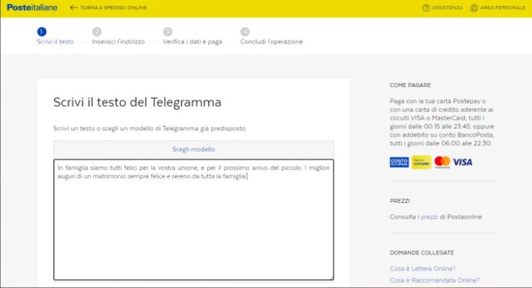Come inviare un telegramma online | GiardiniBlog
