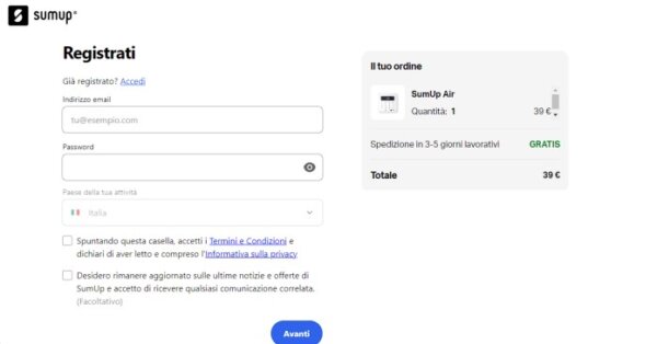 SumUp: Come funziona, come attivarlo e collegare un conto | GiardiniBlog